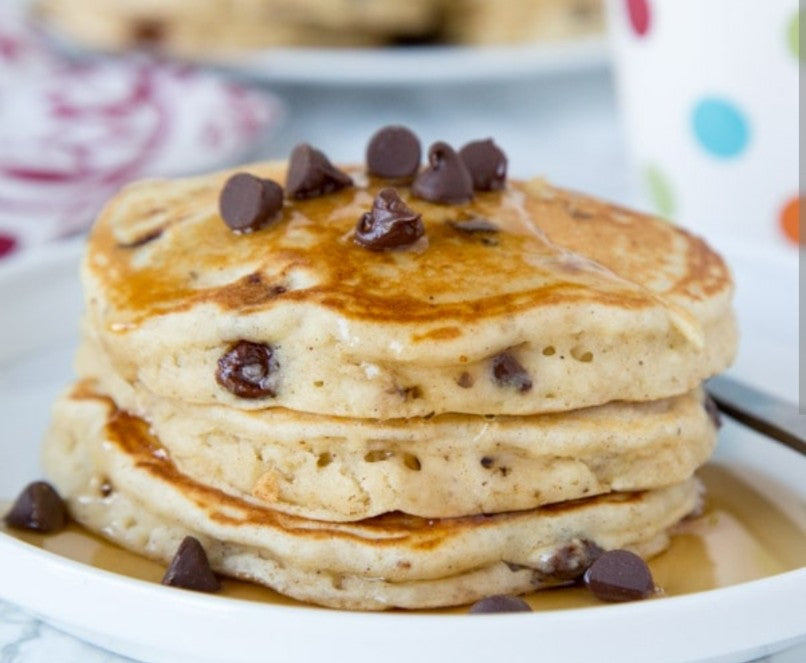 Chocolate chip protein pancakes – Louie's Kitchen Meal Prep